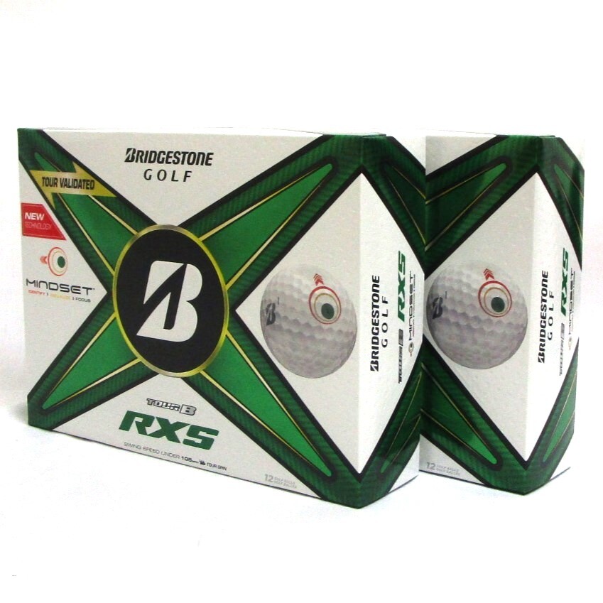 Yahoo!オークション - ブリヂストン TOUR B RXS MindSet 2箱 24球 2024...