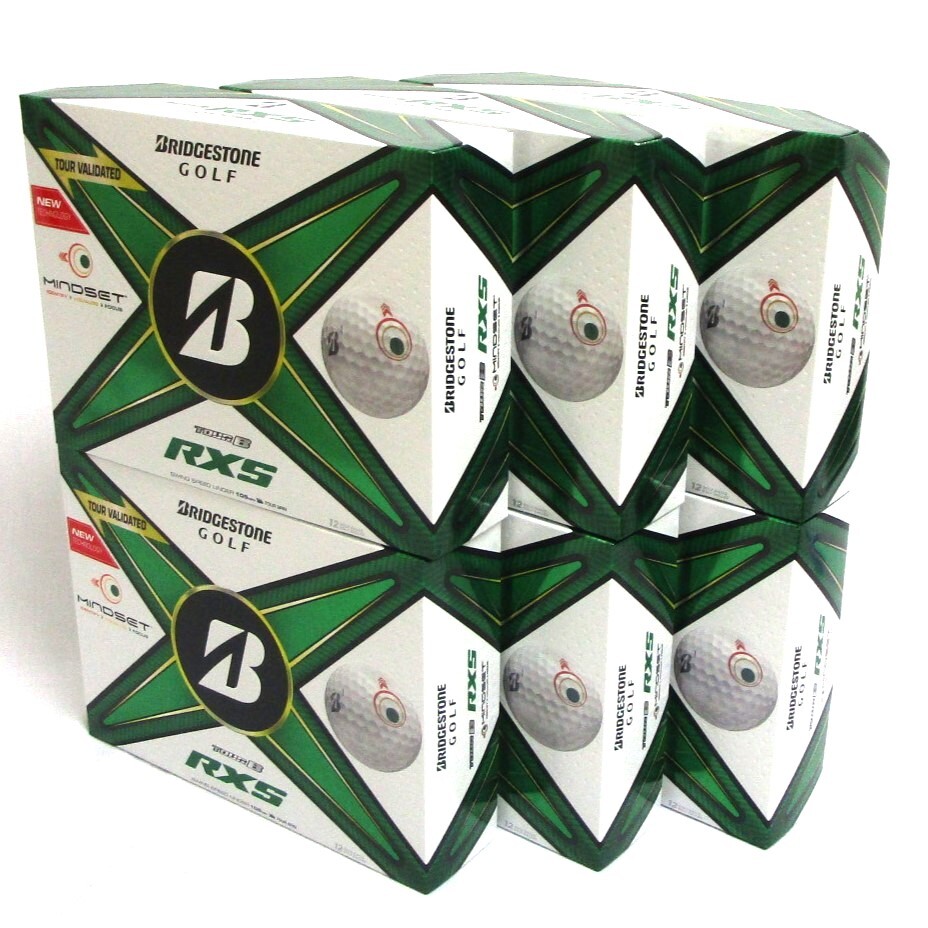 Yahoo!オークション - ブリヂストン TOUR B RXS MindSet 6箱 72球 2024...