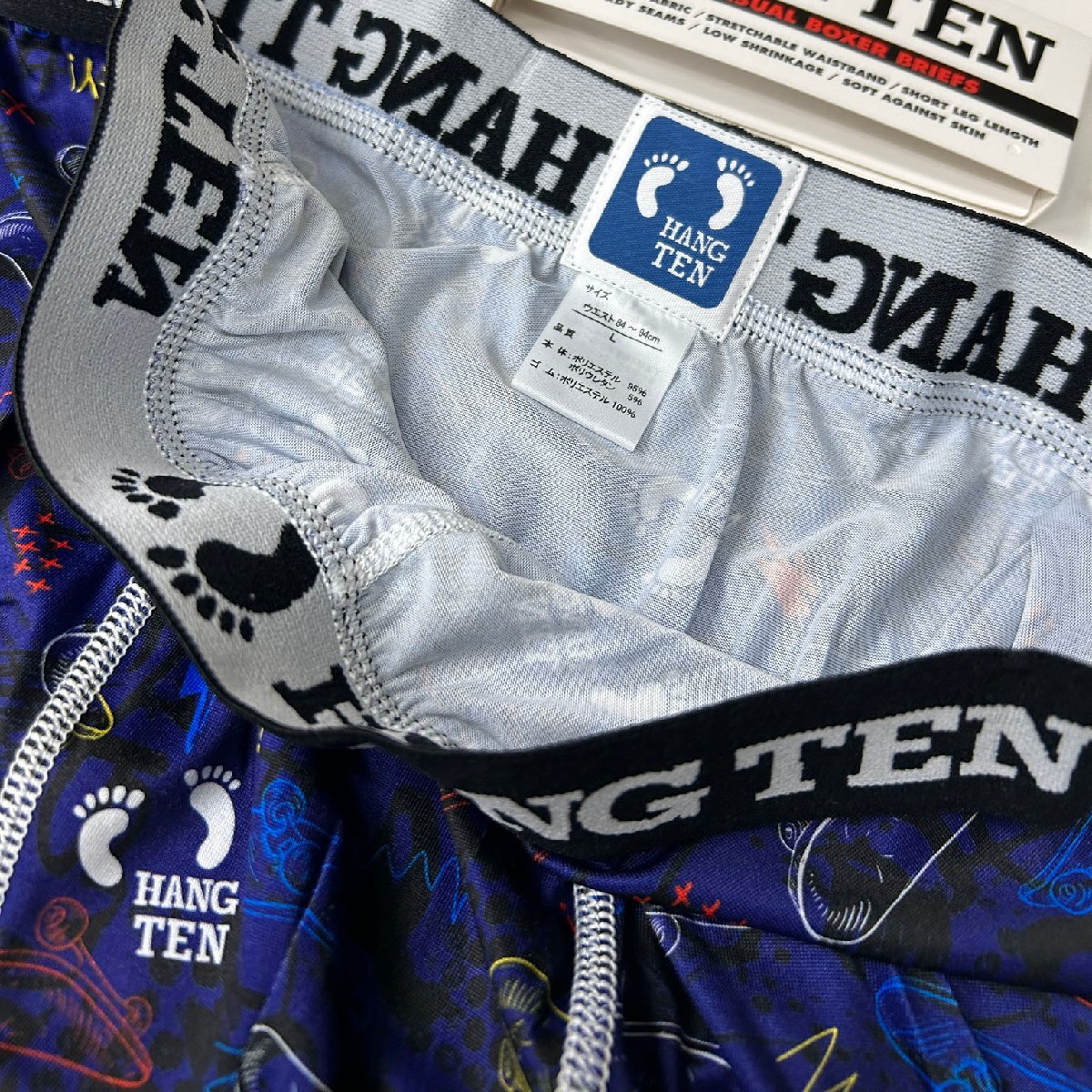 Yahoo!オークション - 激安 M HANGTEN ボクサーパンツ ダークネイビー ...