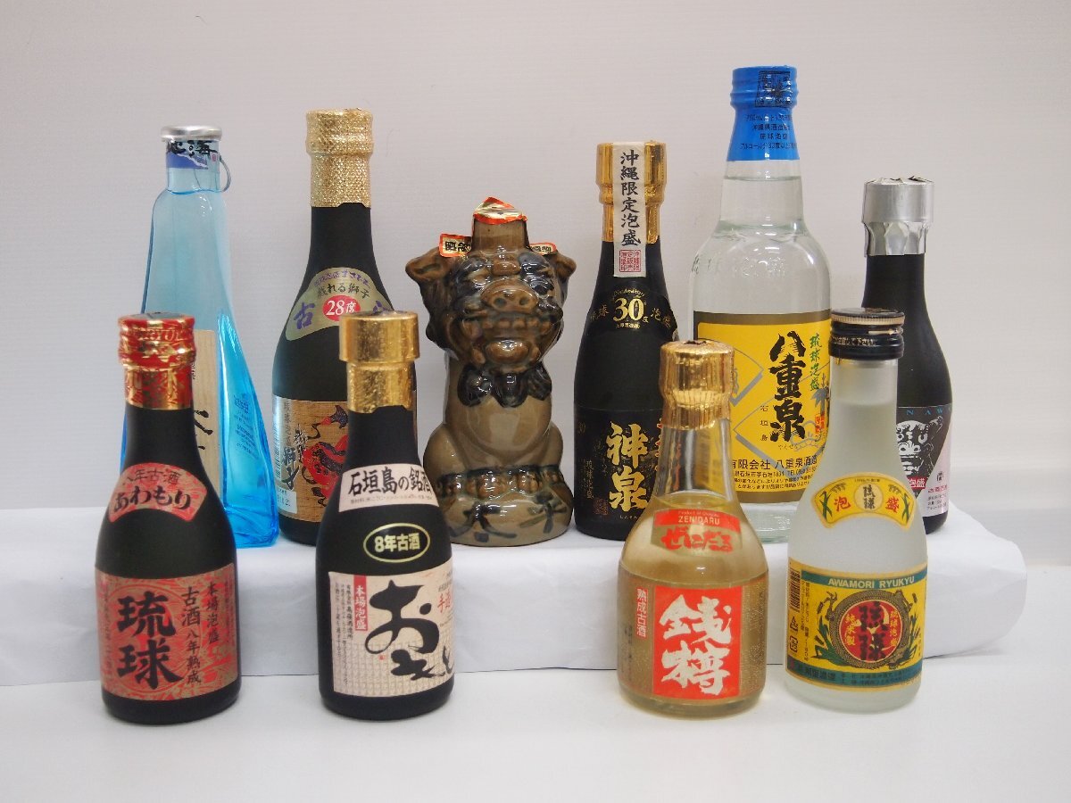 Yahoo!オークション - 240915-17G 1円スタート 小ビン泡盛10本セット ...