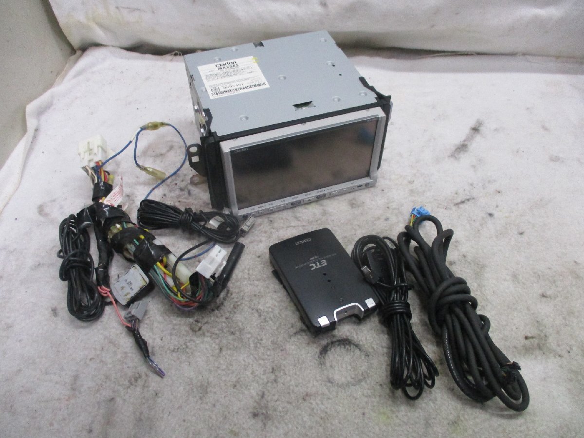 060419 クラリオン MAX685 ワイド7型 HDD ワンセグ DVD AV-Navi ETC付 連動(HDDナビ)｜売買されたオークション情報、yahooの商品情報をアーカイブ公開 ...