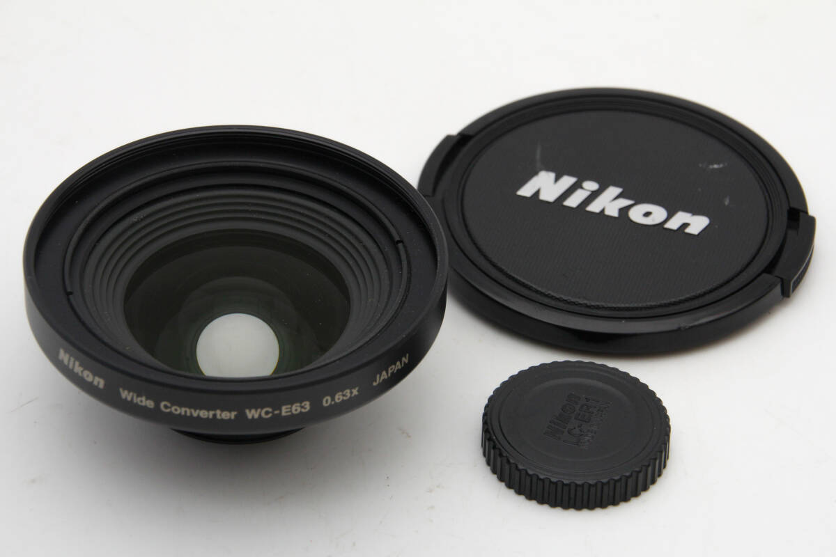 Yahoo!オークション - ニコン Nikon Wide Converter WC-E63 0.63X ワイ...