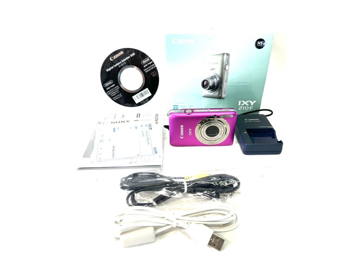 Yahoo!オークション - Canon キャノン IXY 210F コンパクトデジタルカ...