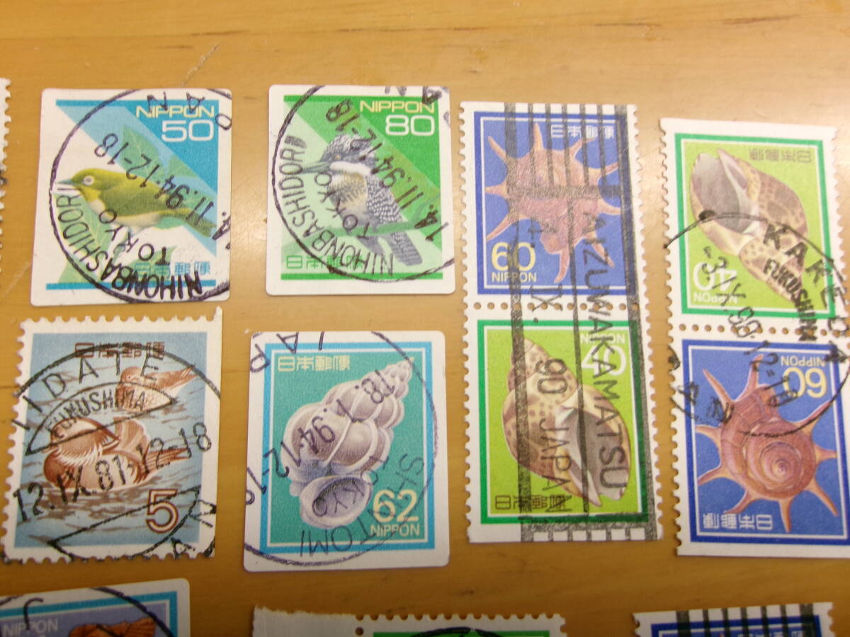 Yahoo!オークション - (k012)コイル 切手帳 消印ロット