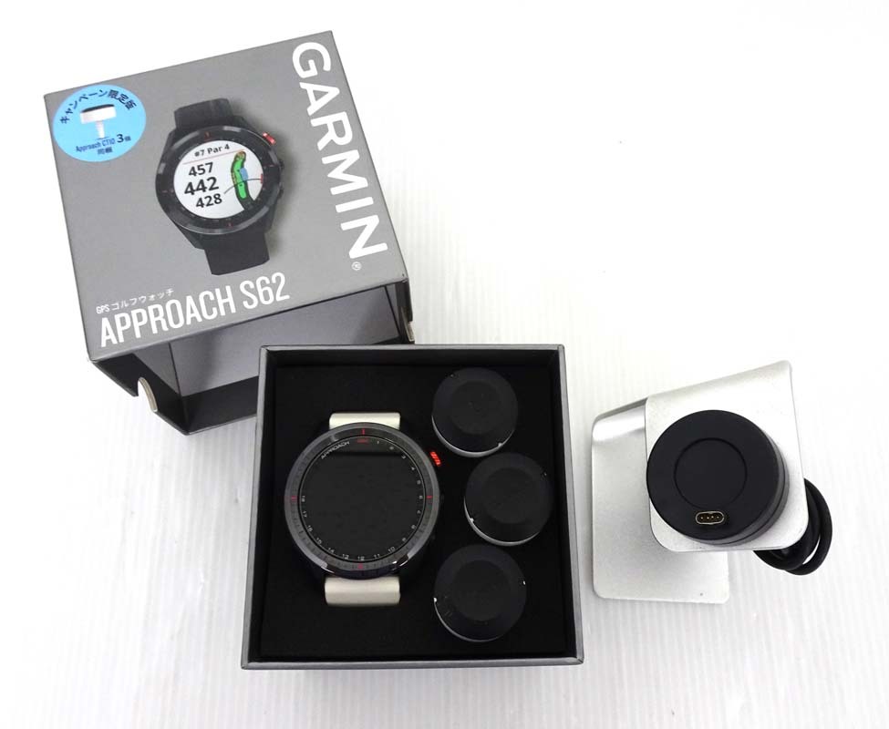 Yahoo!オークション - GARMIN ガーミン APPROACH S62 GPSゴルフウォッ...