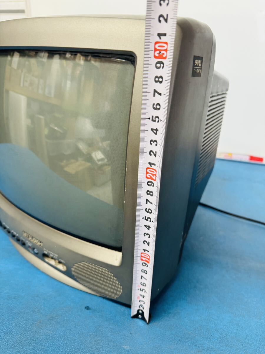 MITSUBISHI 三菱 ブラウン管 テレビ 14型 電化製品 動作品 MITSUBISHI 三菱 ブラウン管 テレビ 14型 電化製品 動作品