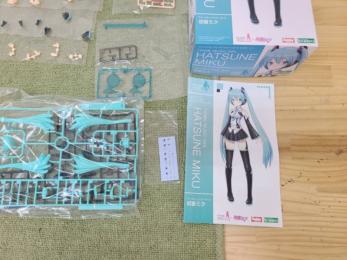 115-Q06 未組立品 フレームアームズ ガール フレームミュージック ガール 初音ミク プラモデル 完品 プラモ コトブキヤ(キャラクター)｜売買されたオークション情報、yahooの商品 ...