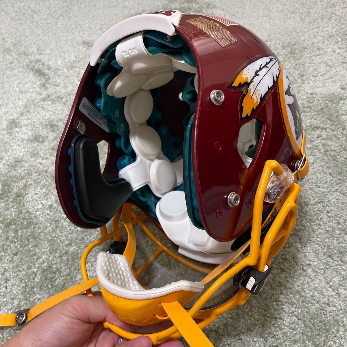 希少品】Schutt Air XP 実使用ヘルメット Lサイズ NFL 希少品】Schutt Air XP 実使用ヘルメット Lサイズ NFL