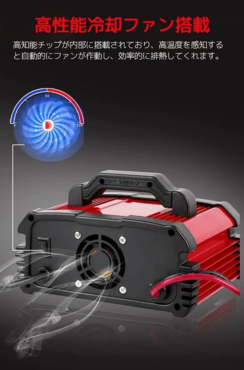 日本代購代標第一品牌【樂淘letao】－LVYUAN新品 25A 自動パルスバッテリー充電器 12V/24V 維持充電方式 バッテリー診断機能付 AGM/GEL車充電可能 自動車 緊急