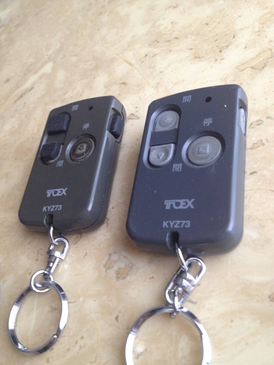 Yahoo!オークション - TOEX電動ワイドオーバードアリモコン(KYZ73)2個...