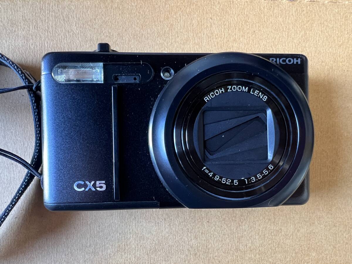Yahoo!オークション - RICOH CX5 コンパクトデジタルカメラ ブラック