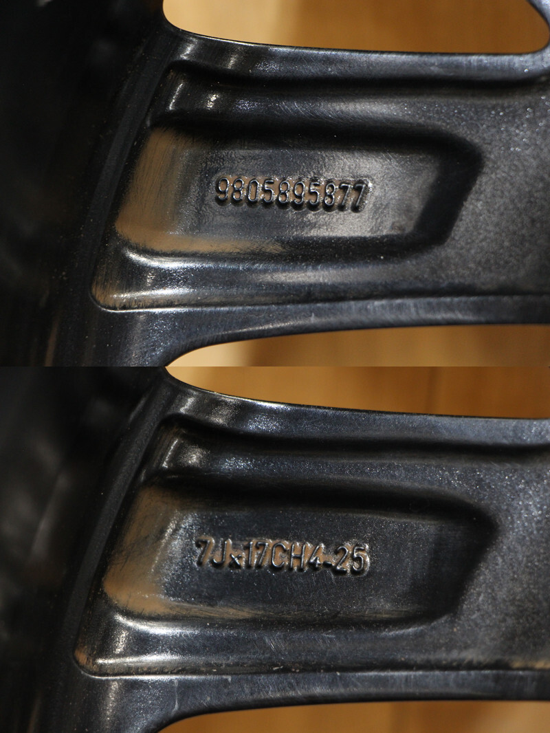 Yahoo!オークション - B544 希少 シトロエン 純正 DS3 CITOROEN 17X7J+...