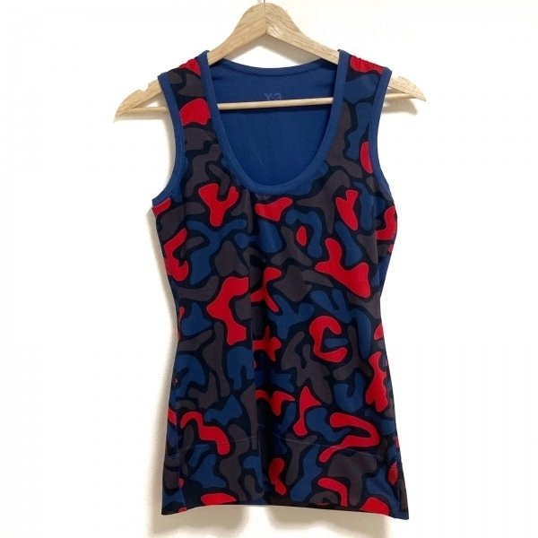 Yahoo!オークション - ワイスリー Y-3 タンクトップ サイズ2XS - ブル...