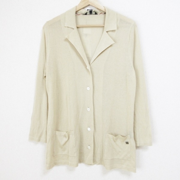 Yahoo!オークション - ダックス DAKS カーディガン サイズ42 XL - ベー...