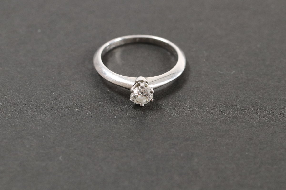Yahoo!オークション - TIFFANY＆CO. ティファニー ダイヤモンドリング ...