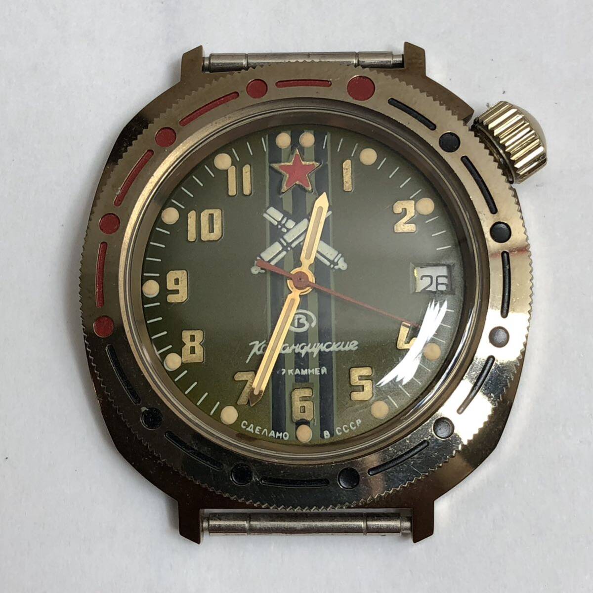 ボストーク コマンダスキー 腕時計 手巻き 空挺 ソ連 ロシア ソビエト cccp ussr 稼働品 送:60(アナログ（手巻き）)｜売買されたオークション情報、yahooの商品情報を ...