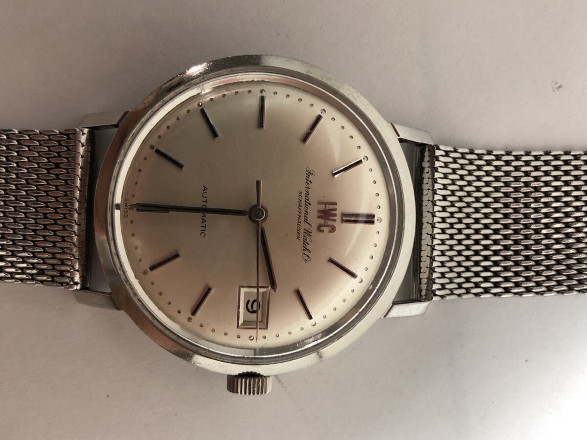 ヴィンテージ IWC SCHAFFHAUSEN IWC cal.8541B 自動巻き 純正ブレスレット付き 稼働品 送:60(IWC)｜売買されたオークション情報、yahooの商品情報を ...