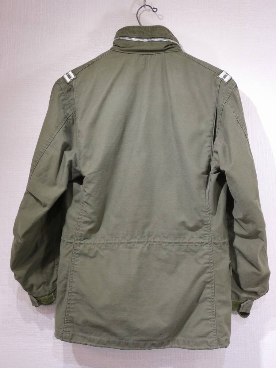 Yahoo!オークション - レア 60s 65年製 ビンテージ US ARMY M65 COTTON...