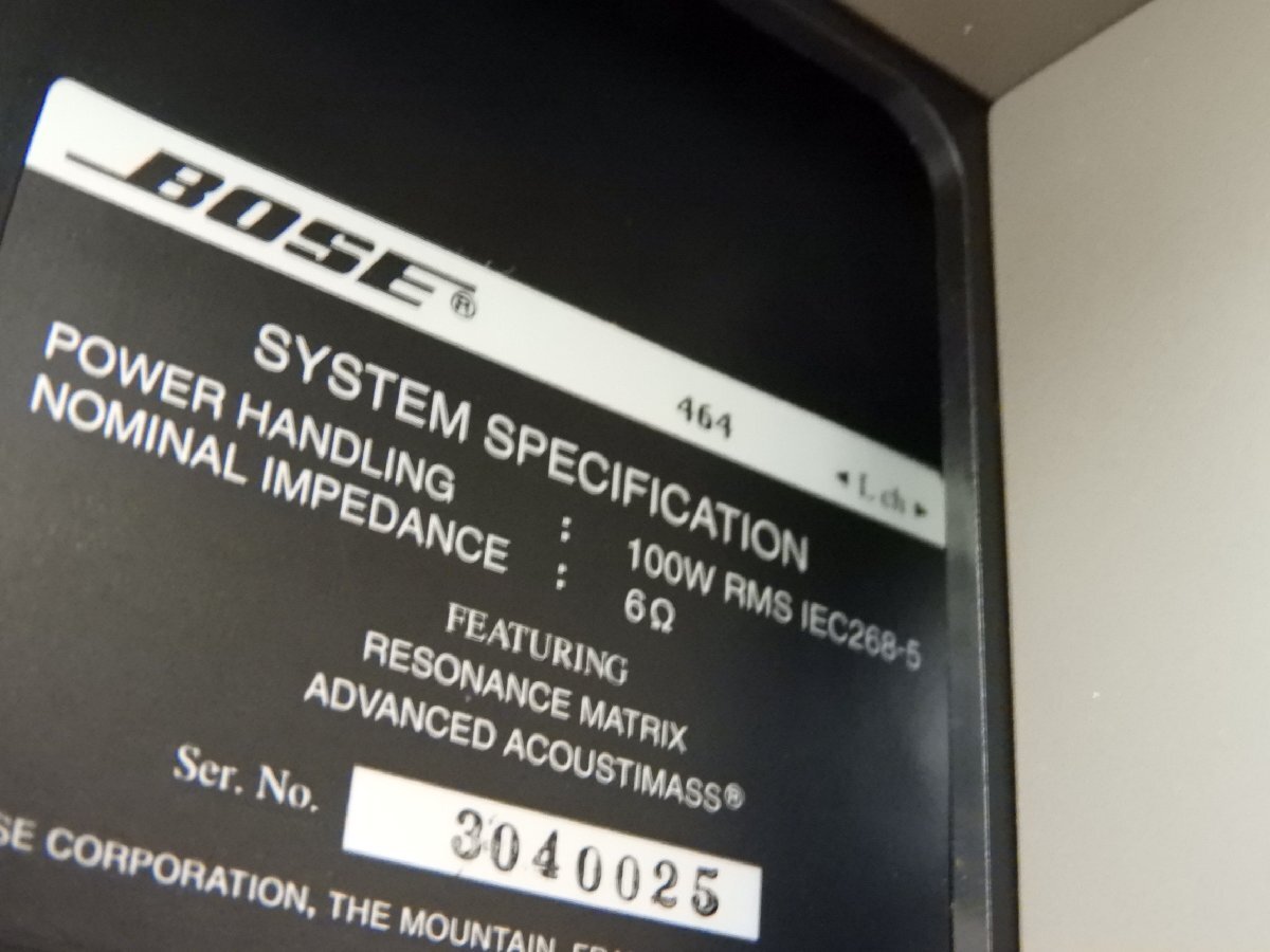 Yahoo!オークション - TG0909 BOSE ボーズ 464 スピーカーペア スタン...