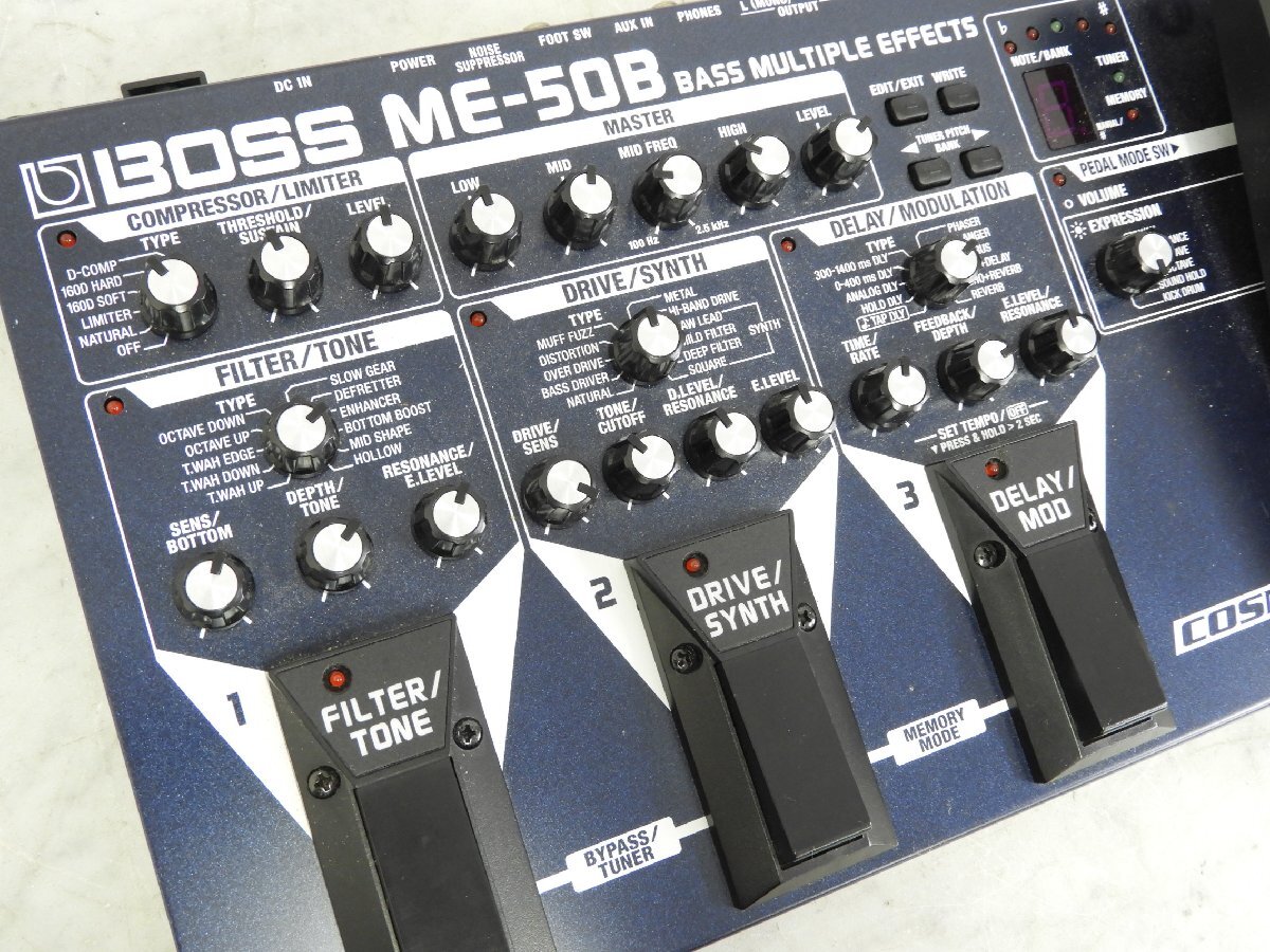 Yahoo!オークション - BOSS ボス ベース ME-50B マルチエフェクター ...