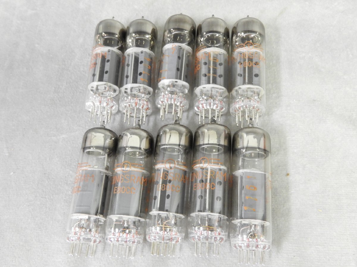 Yahoo!オークション - TUNGSRAM タングスラム E80CC 真空管10本① 現...