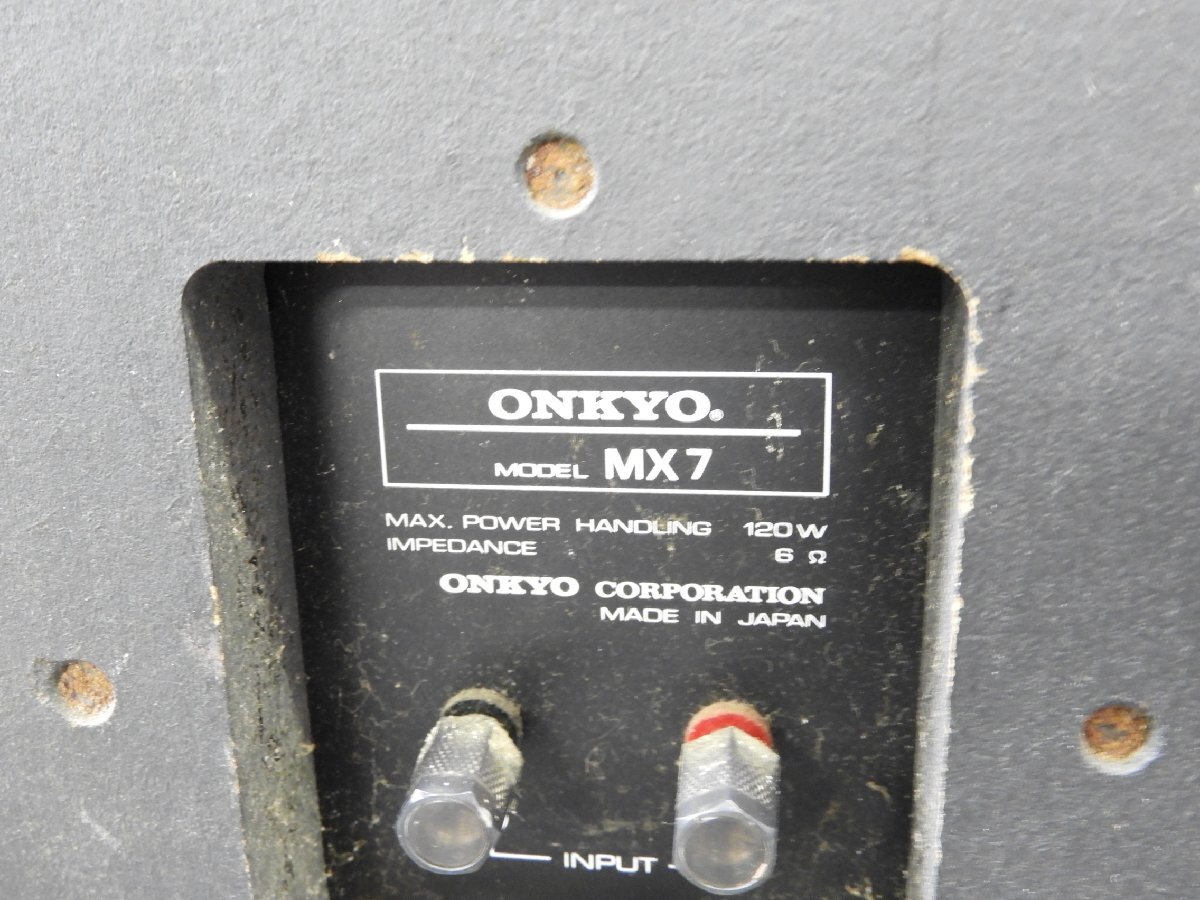 Yahoo!オークション - ONKYO オンキョー MX7 スピーカーペア ジャンク...