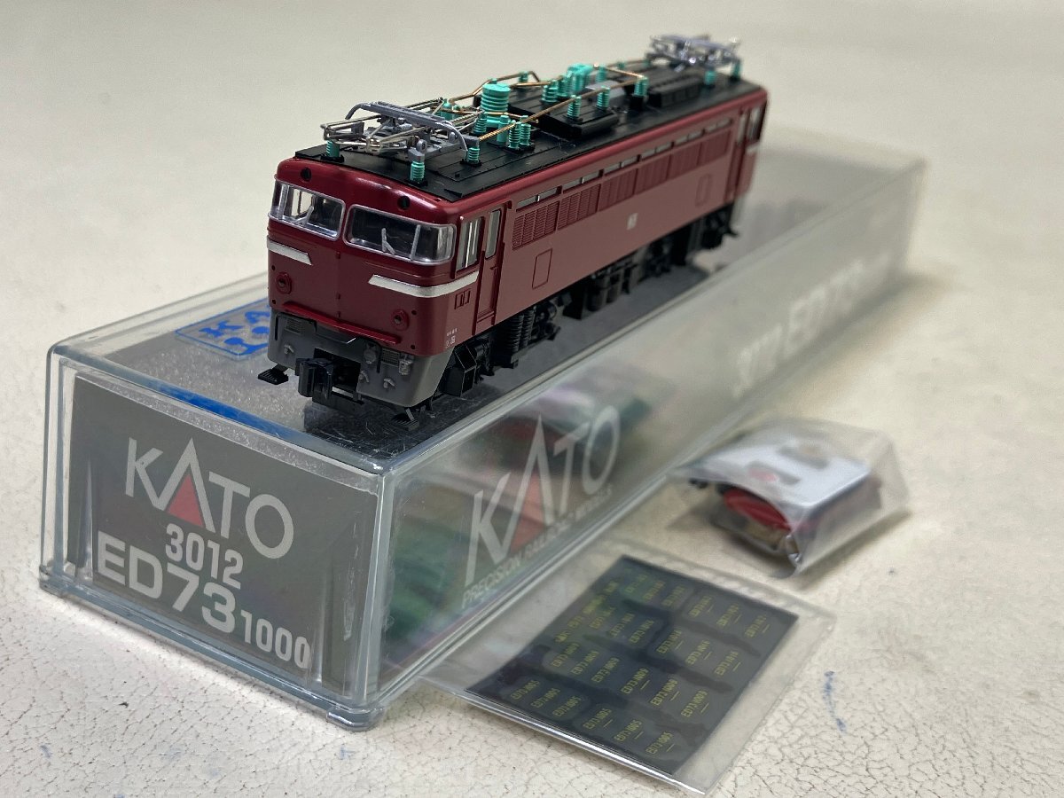 Yahoo!オークション - カトー KATO 3012 ED73 1000 電気機関車 Nゲージ...