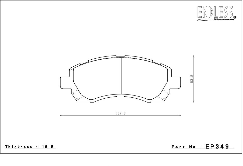 ENDLESS エンドレス ブレーキパッド CC60 N30C フロント用 インプレッサ GC2 H8.8 H11.4 EP349CC60(ブレーキパッド)｜売買されたオークション情報 ...