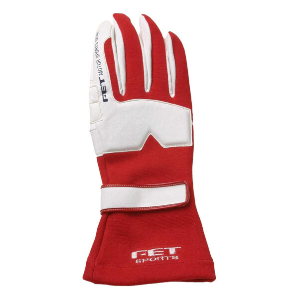 Yahoo!オークション - FET 3Dレーシンググラブ レッド/ホワイト Sサイ...
