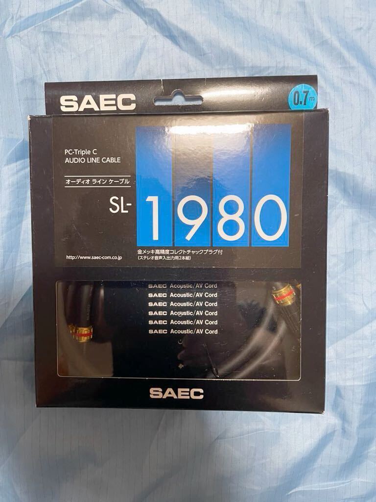 Yahoo!オークション - SL-1980 [0.7m] SAEC [サエク] RCAオーディオケ...