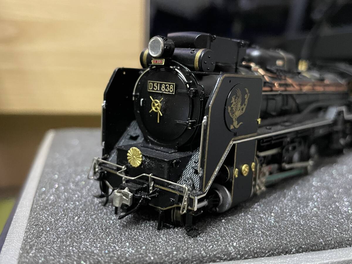 HO 天賞堂 D51 838号機 お召仕様 最高品質 超精密クラウン仕様 No11004 55周年記念箱(機関車)｜売買されたオークション情報、yahooの商品情報をアーカイブ公開 ...