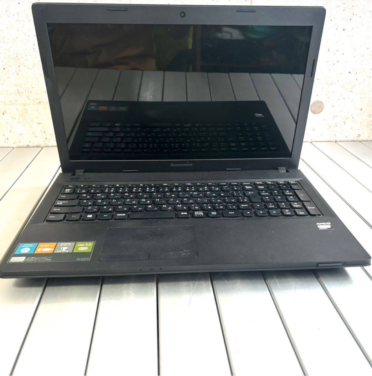 Yahoo!オークション - rrkk3328 レノボ lenovo G505 Windows8 ノートパ...
