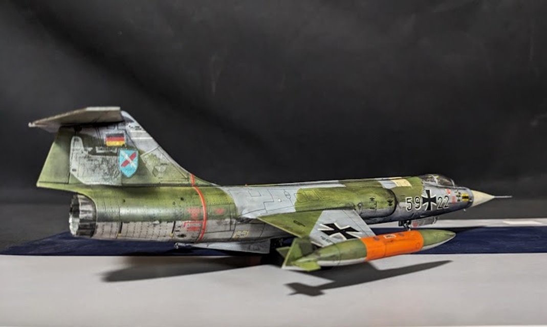 Yahoo!オークション - ハセガワ 1/72 F-104G スターファイター 塗装完...