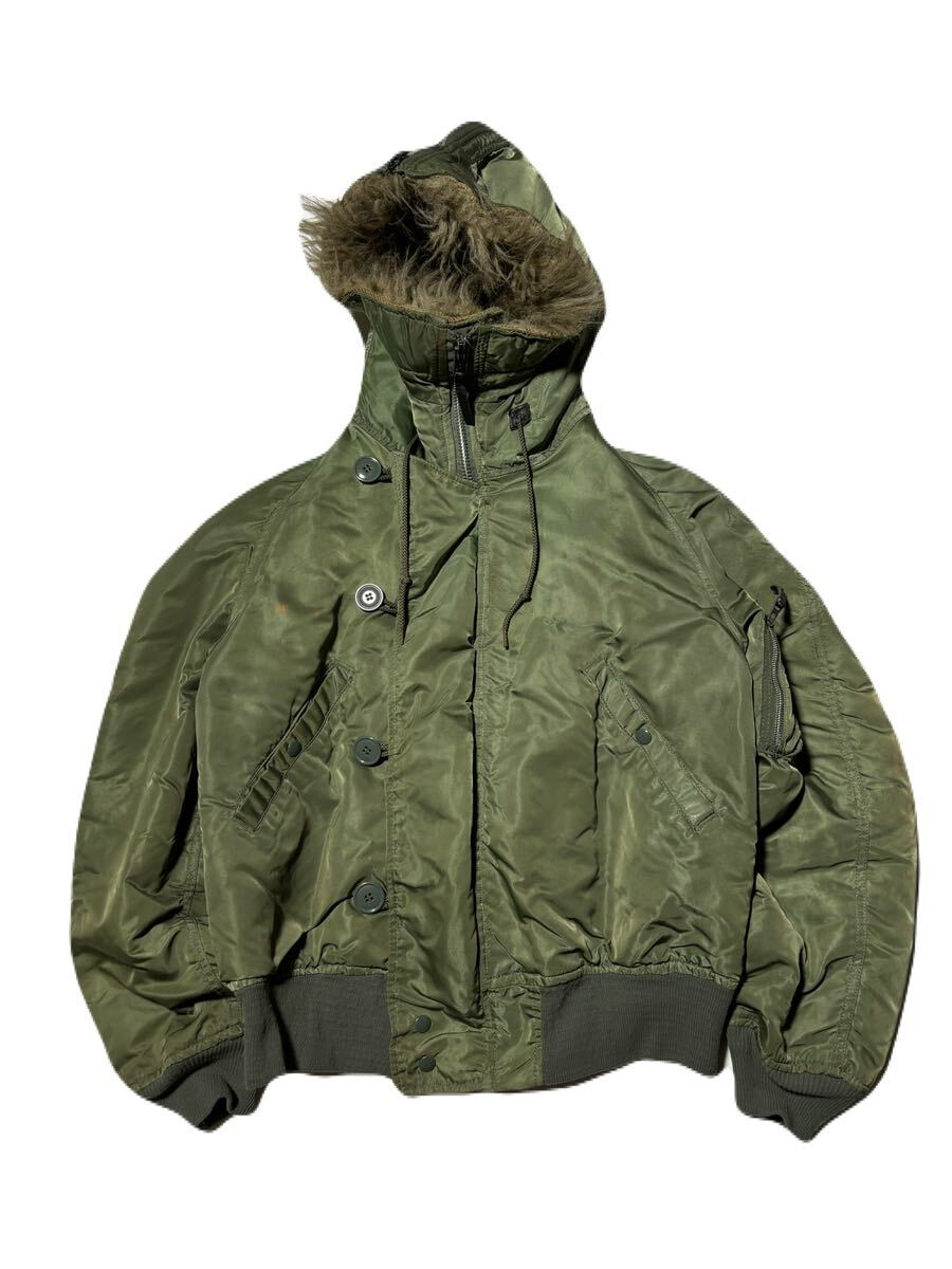 Yahoo!オークション - ヴィンテージ N-2B USA製 ミリタリー ジャケット...