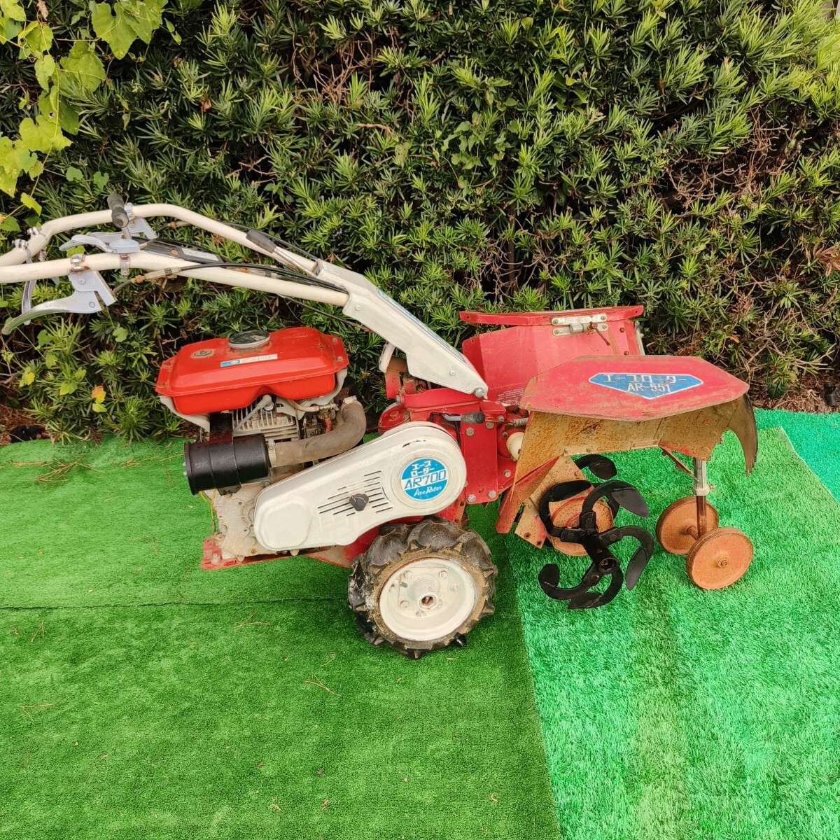 Yahoo!オークション - 管理機 耕運機 AR700 最大7.5馬力 家庭菜園 ネギ...