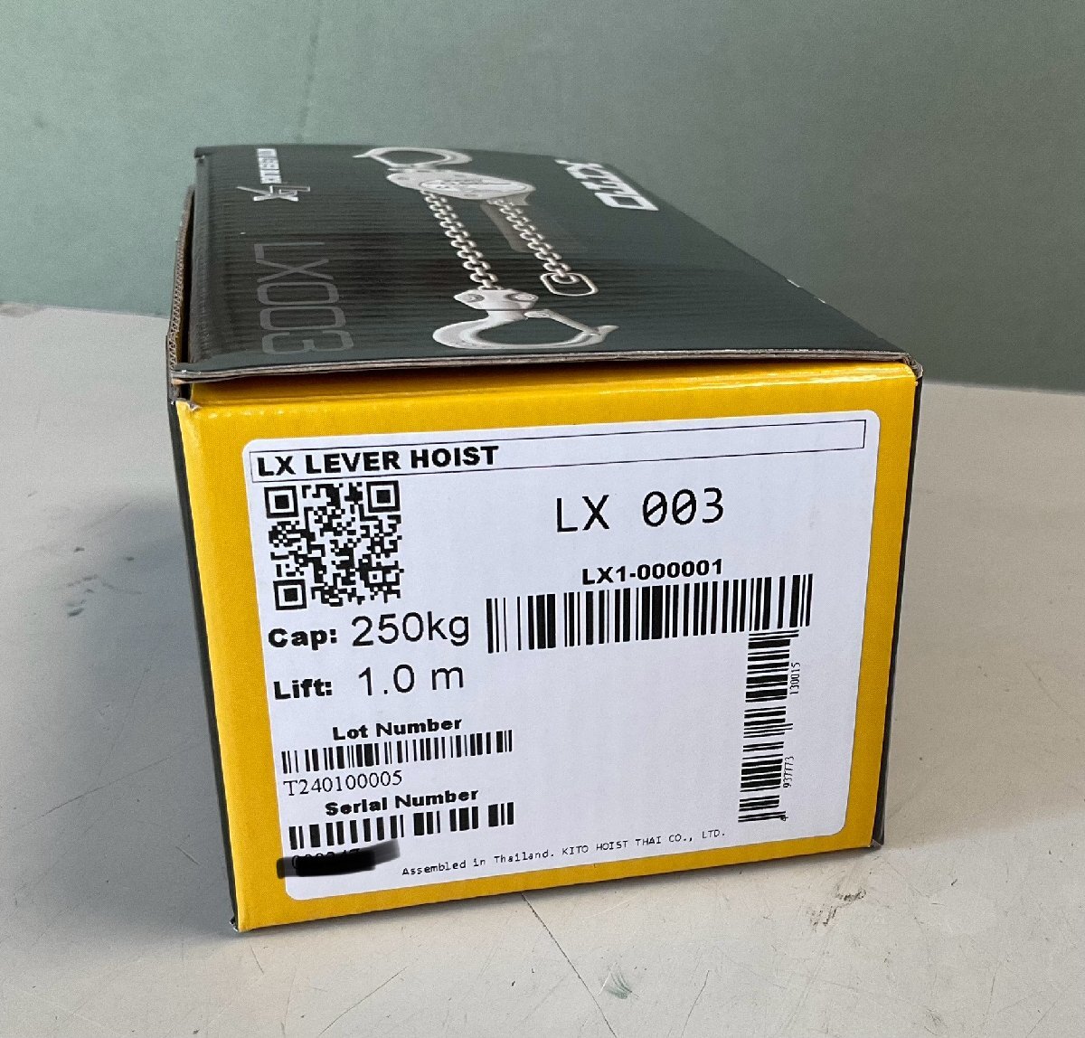 Yahoo!オークション - 【RKGN20】特価 KITO/レバーブロック/LX003/250k...