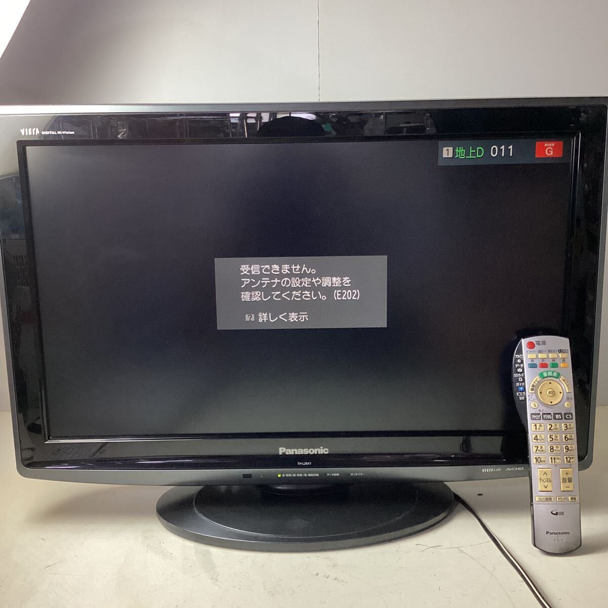 Yahoo!オークション - d946 Panasonic 26V型 液晶テレビ TH-L26X1-K 20...