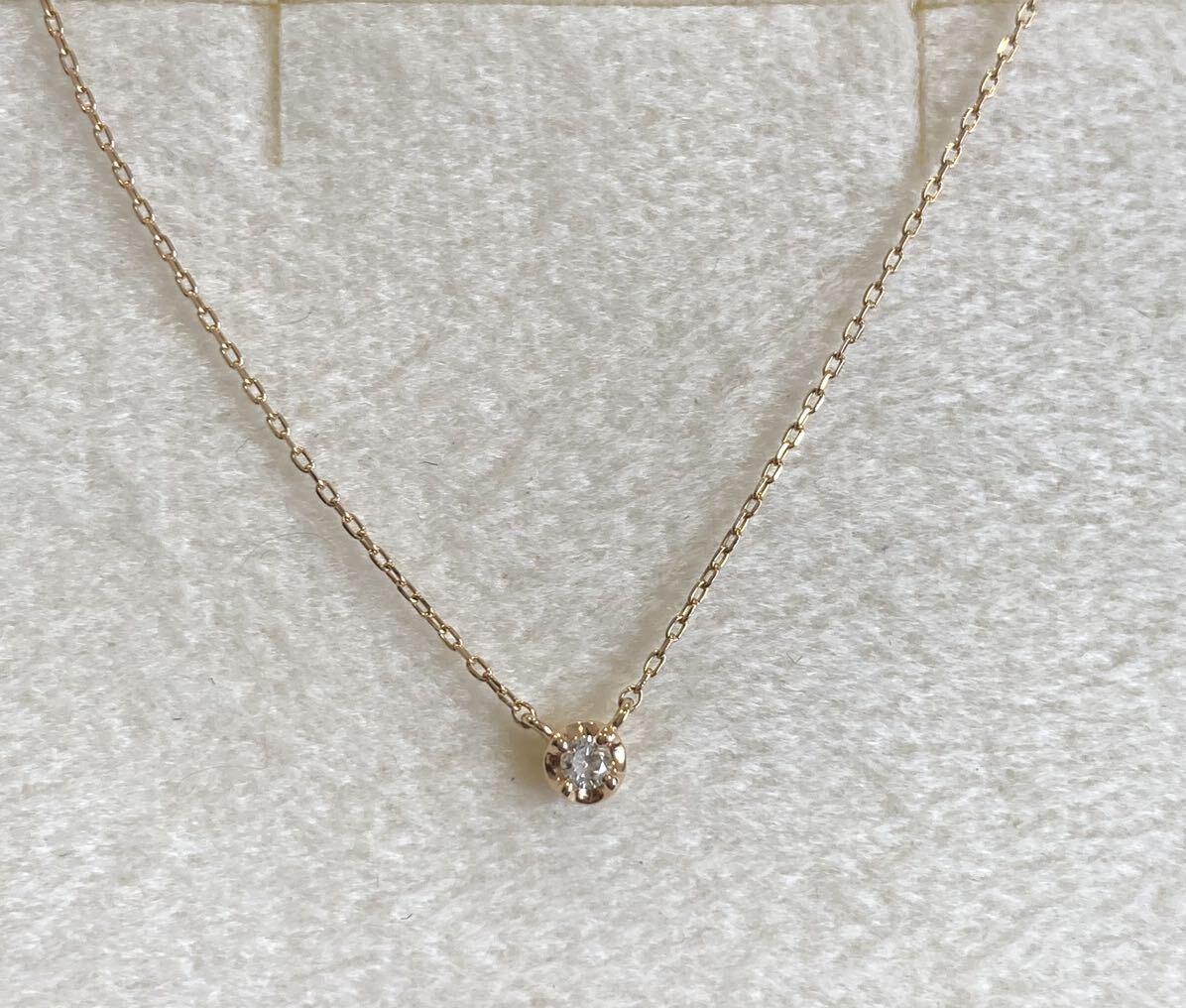 Yahoo!オークション - 新品 canal4℃ ネックレス k10 ミニ ダイヤモン...