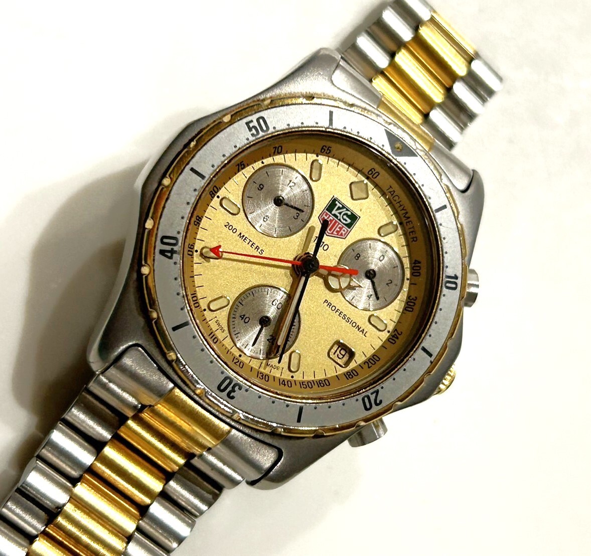 B9 100円 TAG HEUER/タグホイヤー コンビ クロノ 575.406(タグ・ホイヤー)｜売買されたオークション情報、yahooの商品情報をアーカイブ公開 - オークファン ...