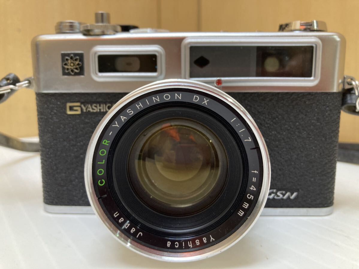 HY4409 GYASHICA GS ELECTRO35 45mm 1:1.7 シャッターOK 現状品 0930(ヤシカ)｜売買されたオークション情報、yahooの商品情報をアーカイブ公開 ...