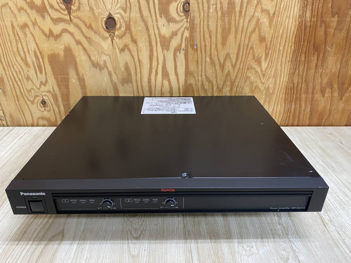 7823-0903-6 通電保証 Panasonic RAMSA WP-DA112 パナソニック デジタルパワーアンプ 発送サイズ:D(その他)｜売買されたオークション情報、yahooの商品 ...