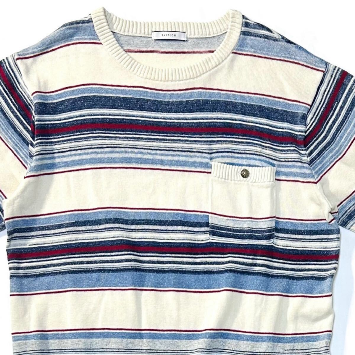 Yahoo!オークション - 【BAYFLOW】潮感たっぷりなフェイドボーダーTEE ...
