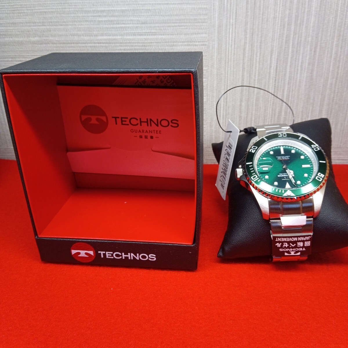 Yahoo!オークション - TECHNOS クォーツ 腕時計 回転ベゼル