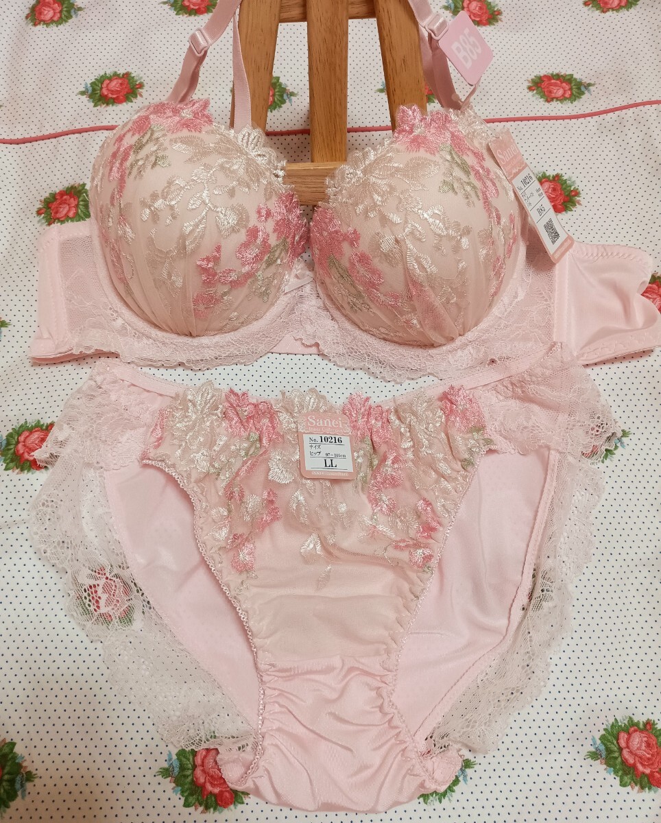 Yahoo!オークション - 【Sanei】 B85ブラ＆ショ―ツ2Lサイズ 新品タグ...
