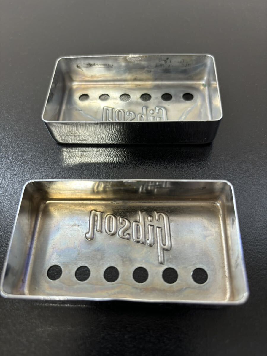 Yahoo!オークション - Gibson 1972 エンボスロゴ ピックアップカバー