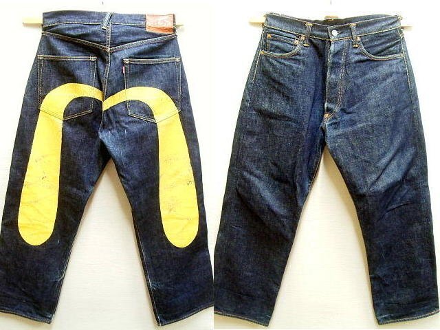 Yahoo!オークション - 即決[W31]濃紺 EVISU 2001 NO.2 日本製 大黒 ペ...