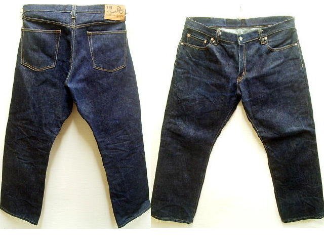 Yahoo!オークション - 即決[W42]濃紺 児島ジーンズ 23oz ヘビーオンス...