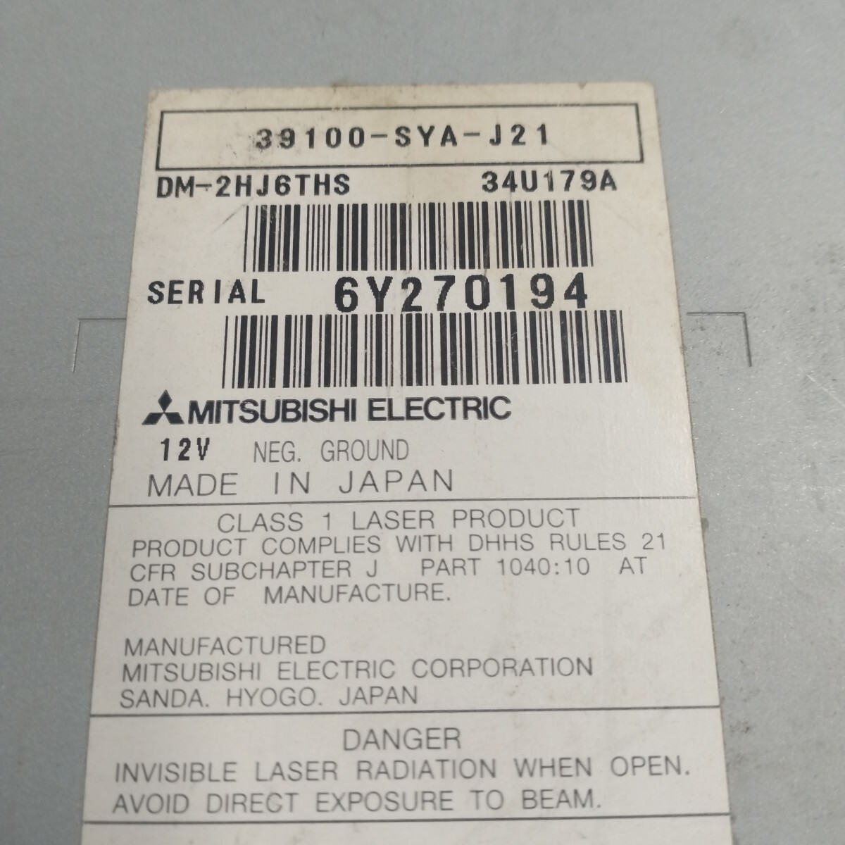 Yahoo!オークション - 1円スタート ホンダ純正 ライフ 専用 39100-SYA-...