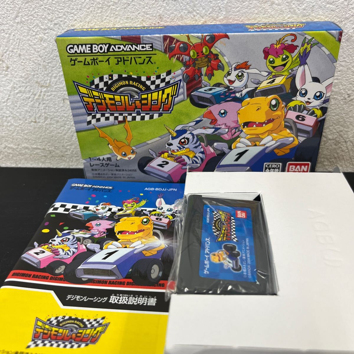 Yahoo!オークション - R 437 [未使用]GBA デジモンレーシング ゲー...
