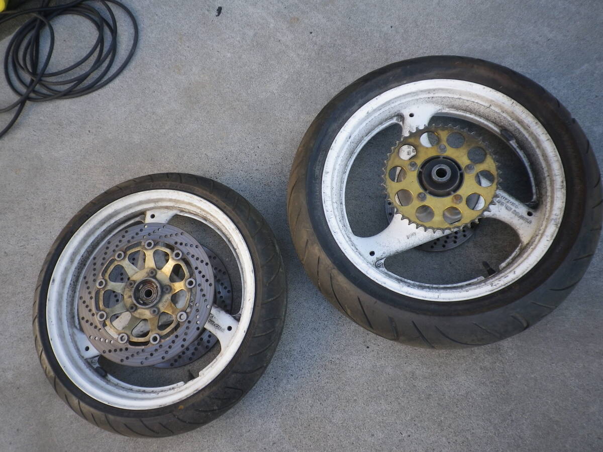 Yahoo!オークション - GSX-R400 GK76A 前後ホイール ディスク ハブ ス...